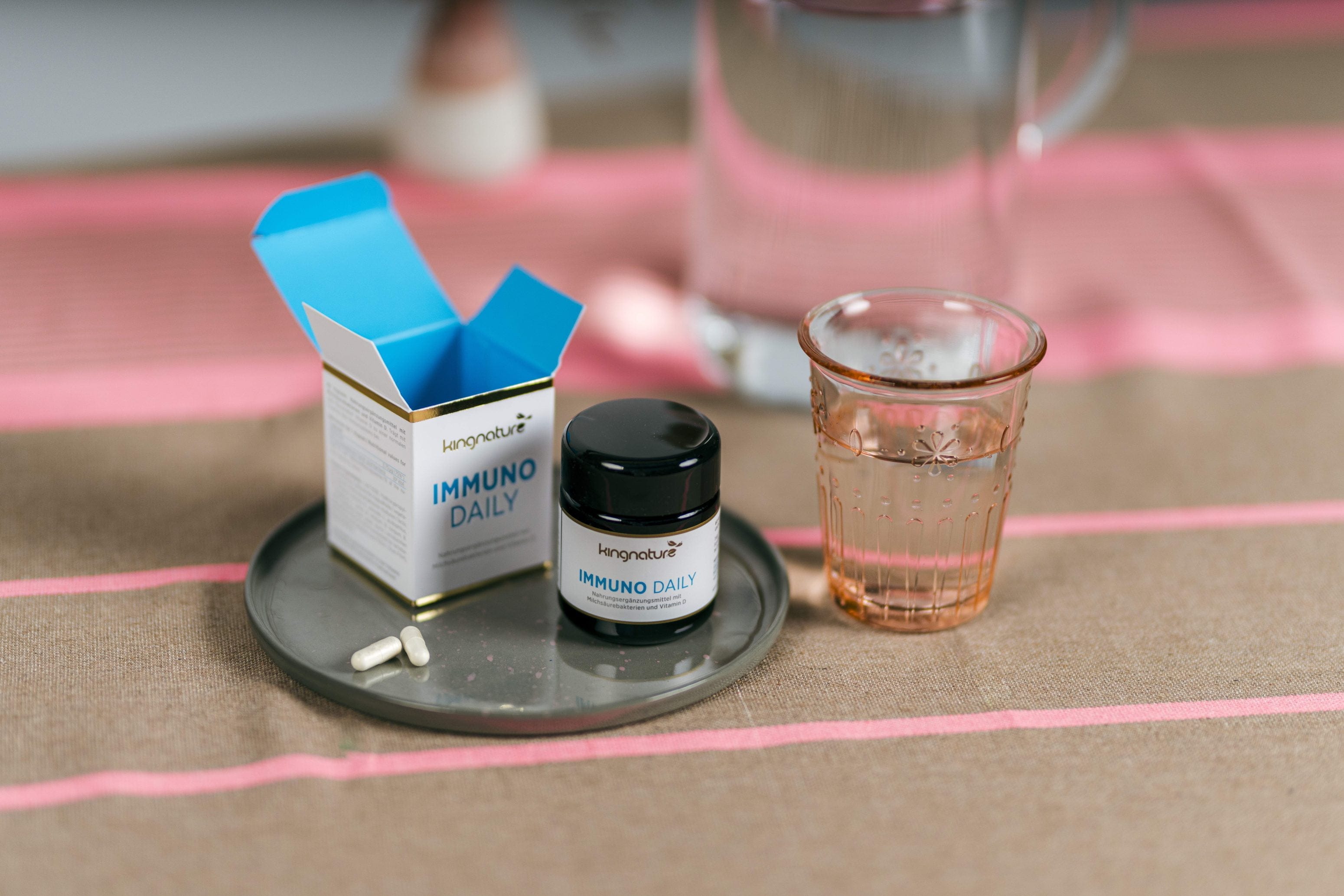 Immuno Daily - 60 capsules à 100 mg | 100% natural | kingnature