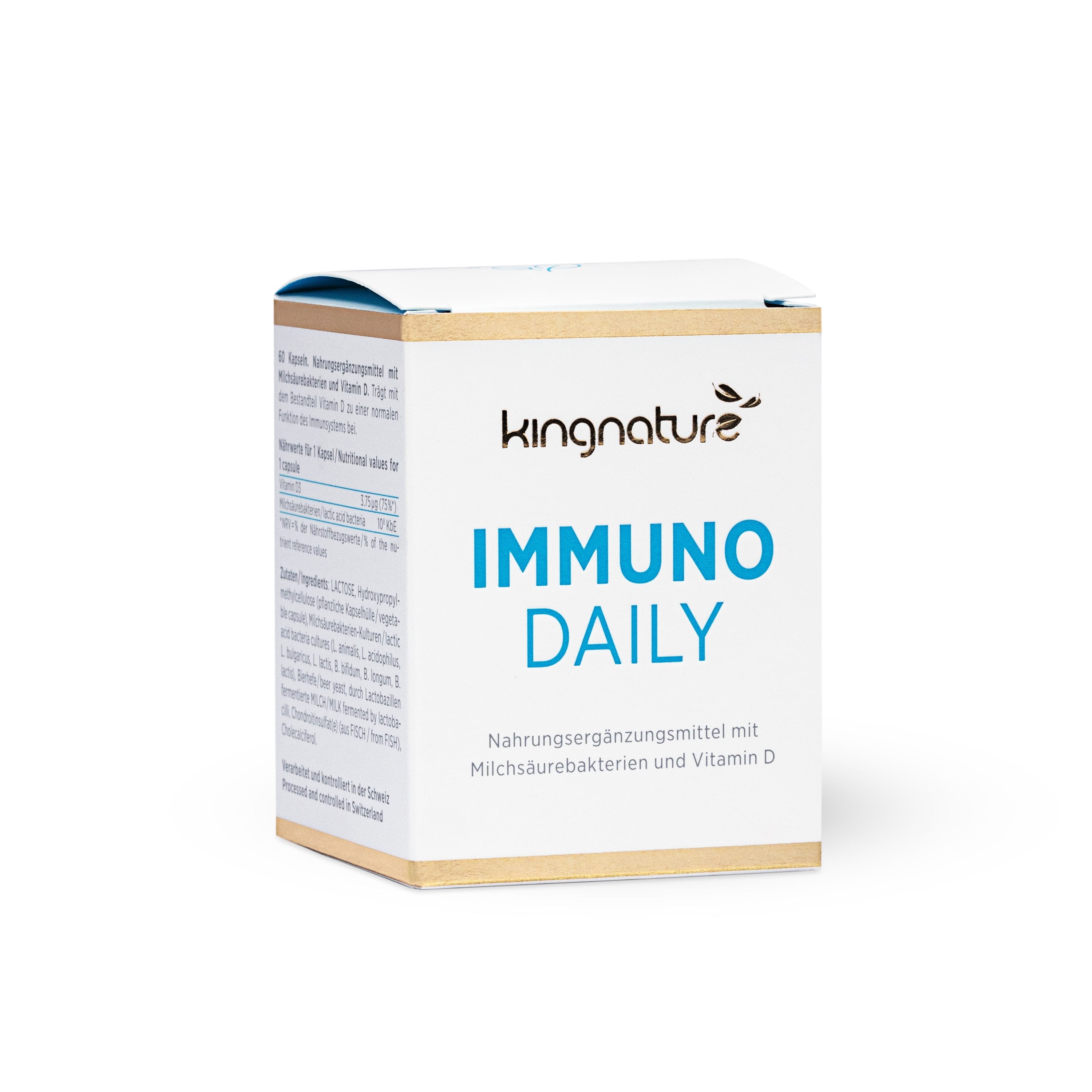 Immuno Daily - 60 capsules à 100 mg | 100% natural | kingnature
