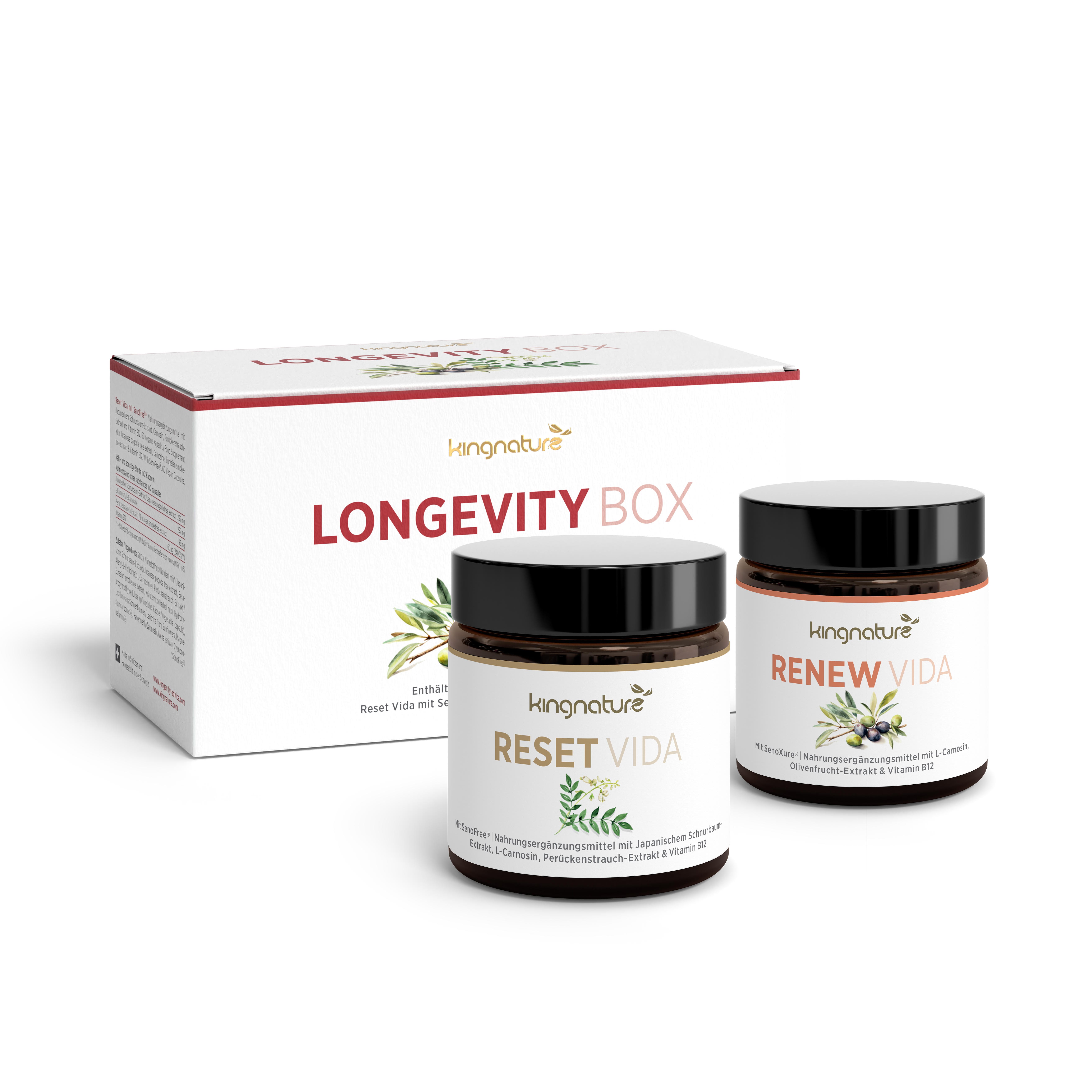 Longevity Box – Länger besser leben | 60 Longevity Kapseln