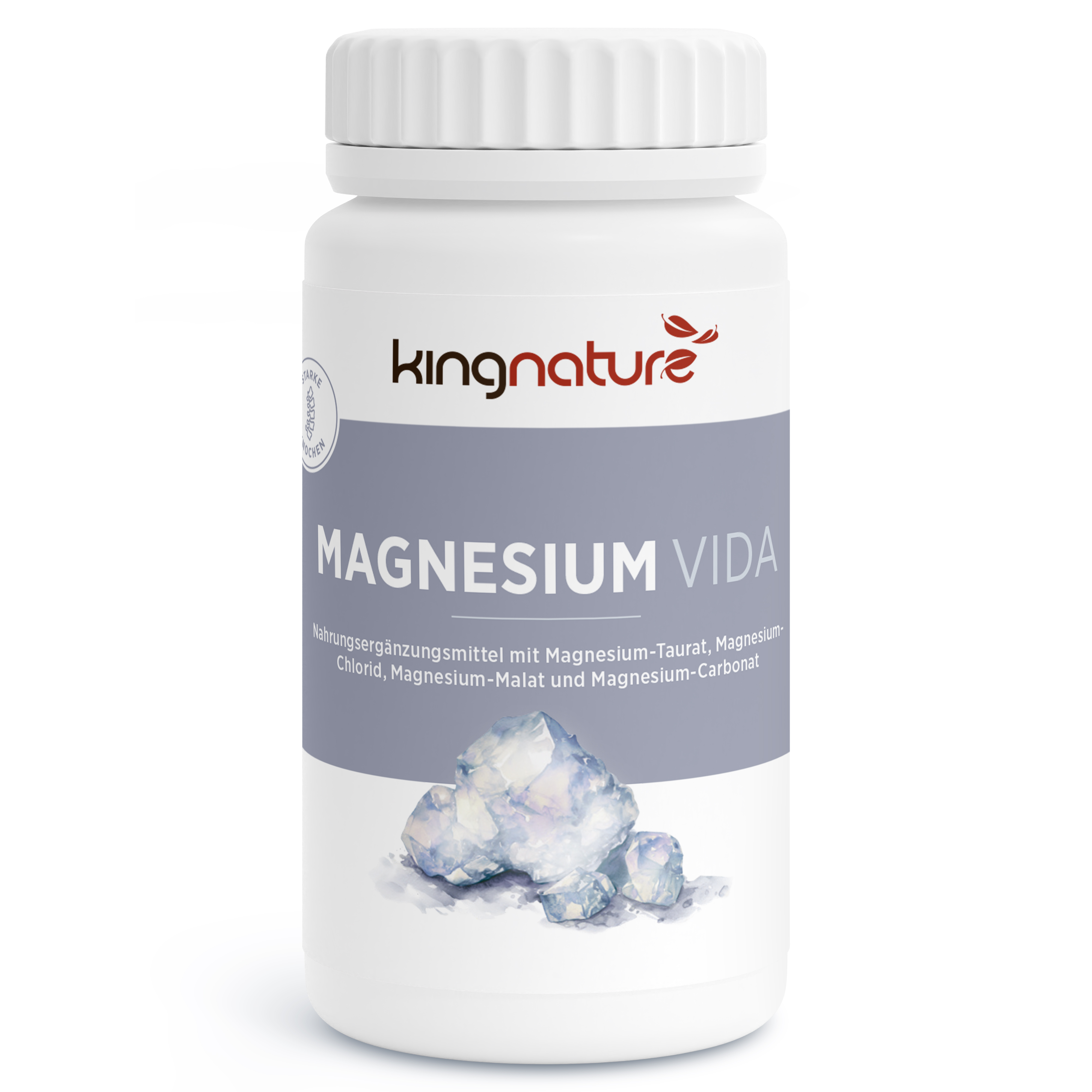 Magnesium Vida - 60 capsules à 187 mg | vegan | kingnature